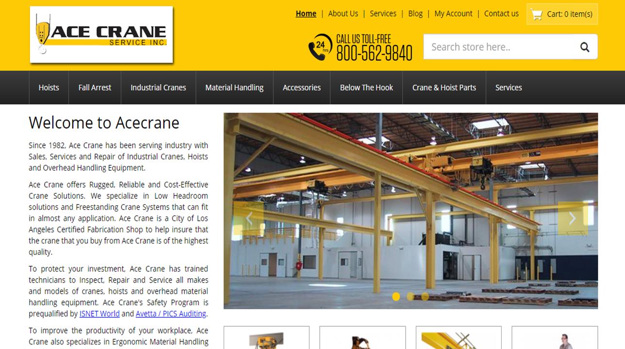 Ace Crane Service, Inc. | Crane Manufacturers