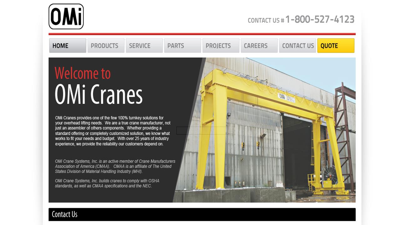 OMi Crane Systems, Inc. | Crane Manufacturers